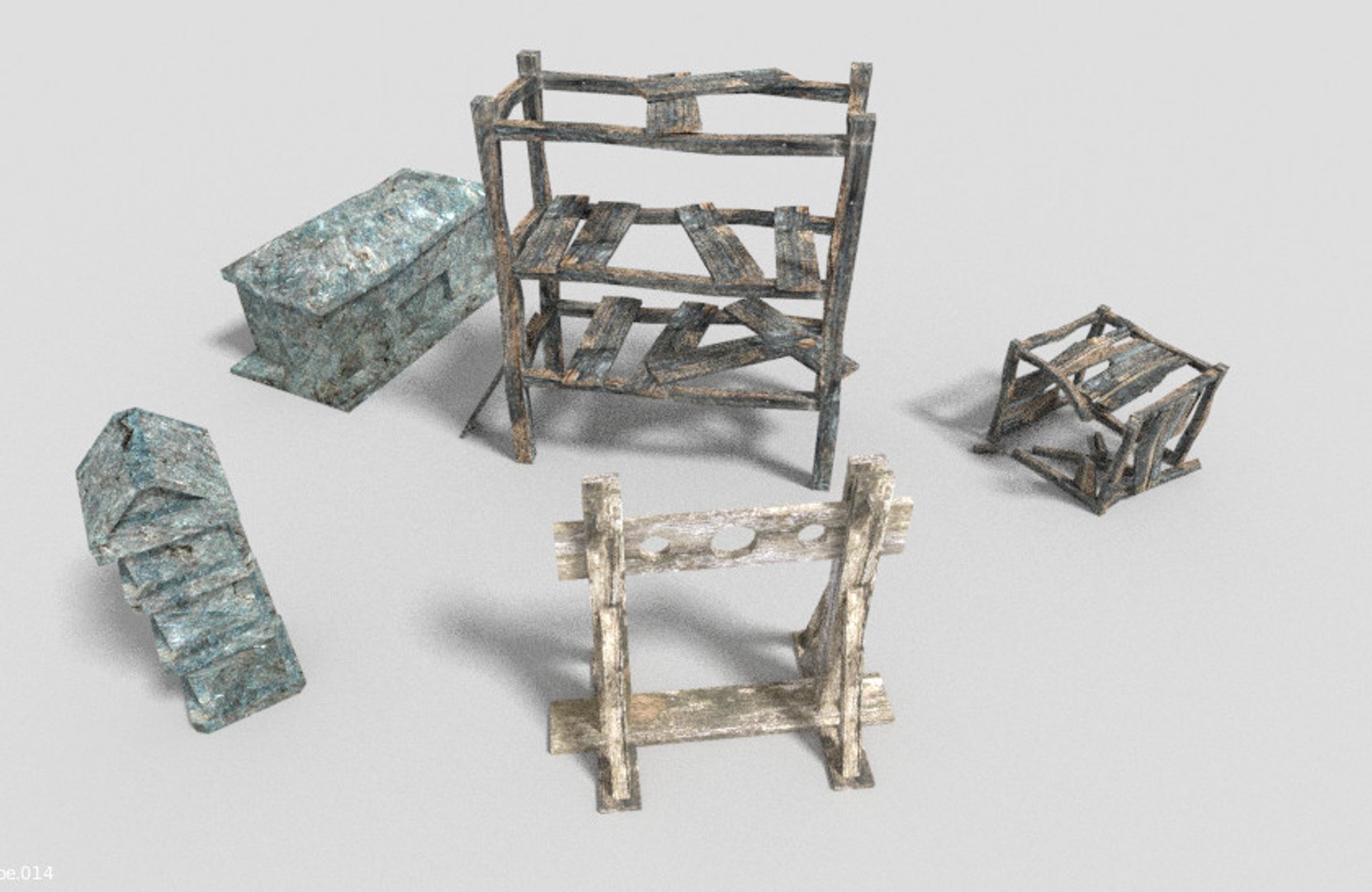 3d Model Pack 5 Dungeon Props