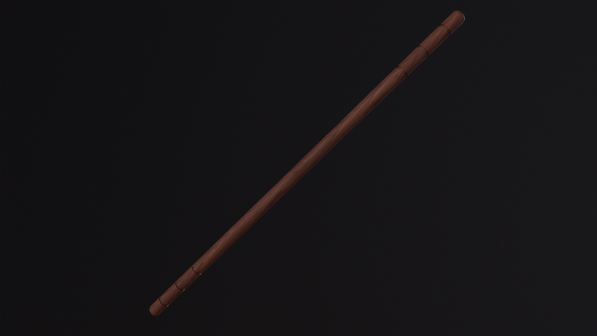 Martial Arts Stick Weapon Model - TurboSquid 2167050