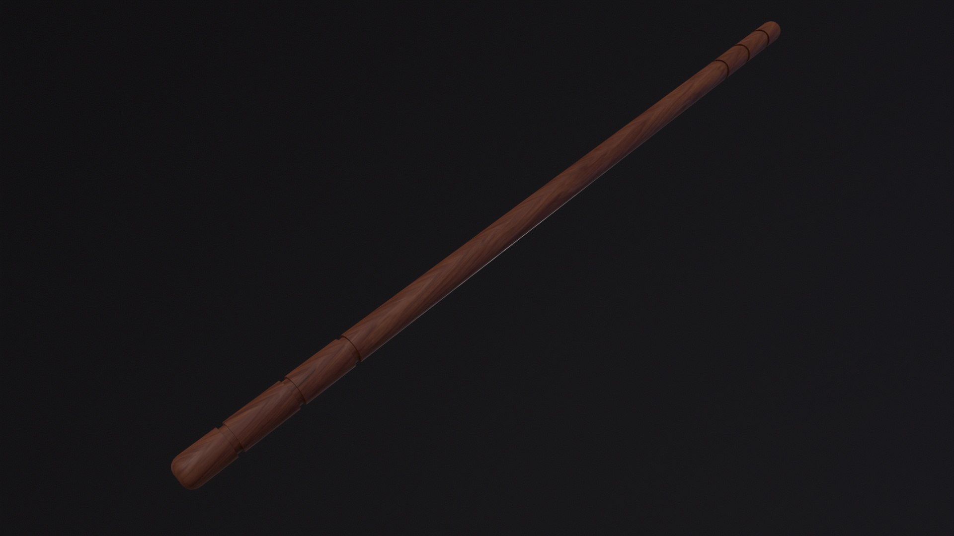 Martial Arts Stick Weapon Model - TurboSquid 2167050