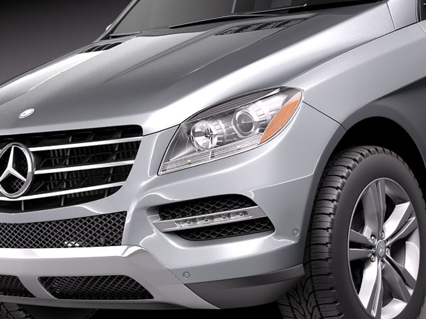 Mercedes Benz M Class 3d Model