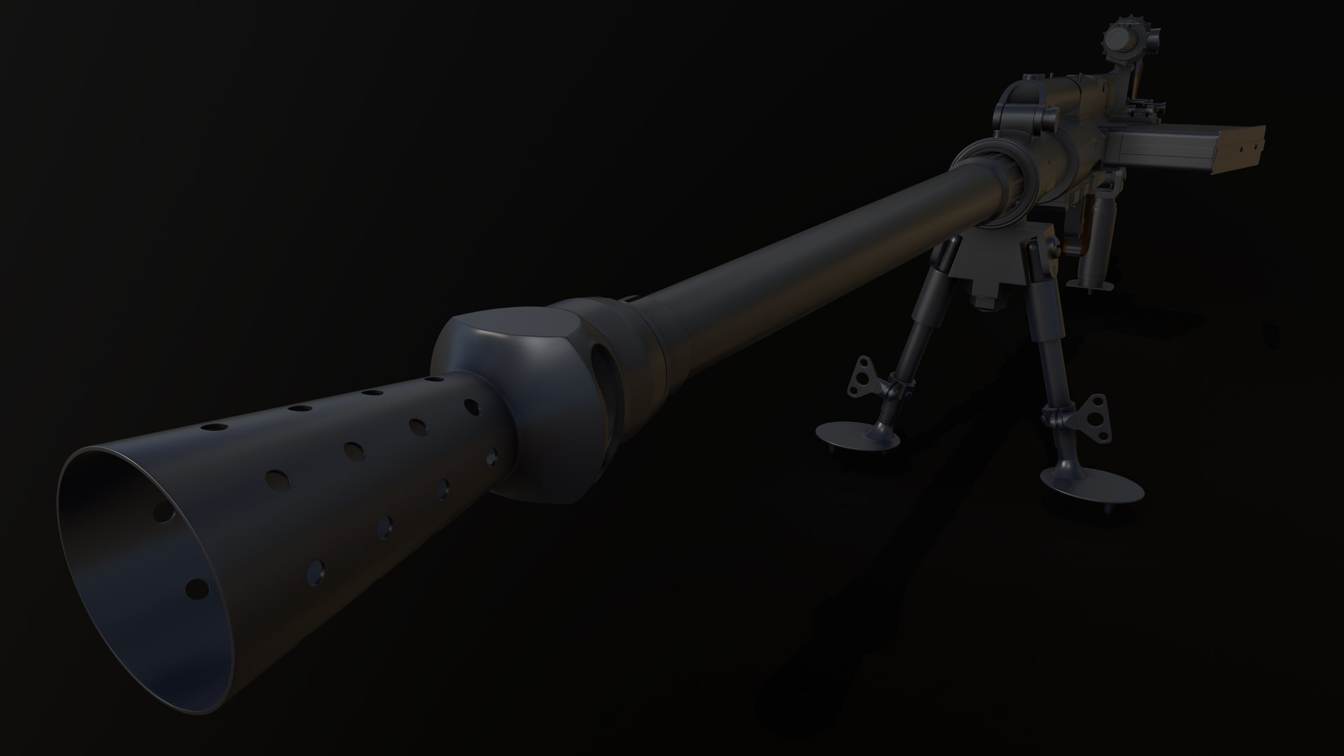3D 36M Heavy Gun - TurboSquid 2016567