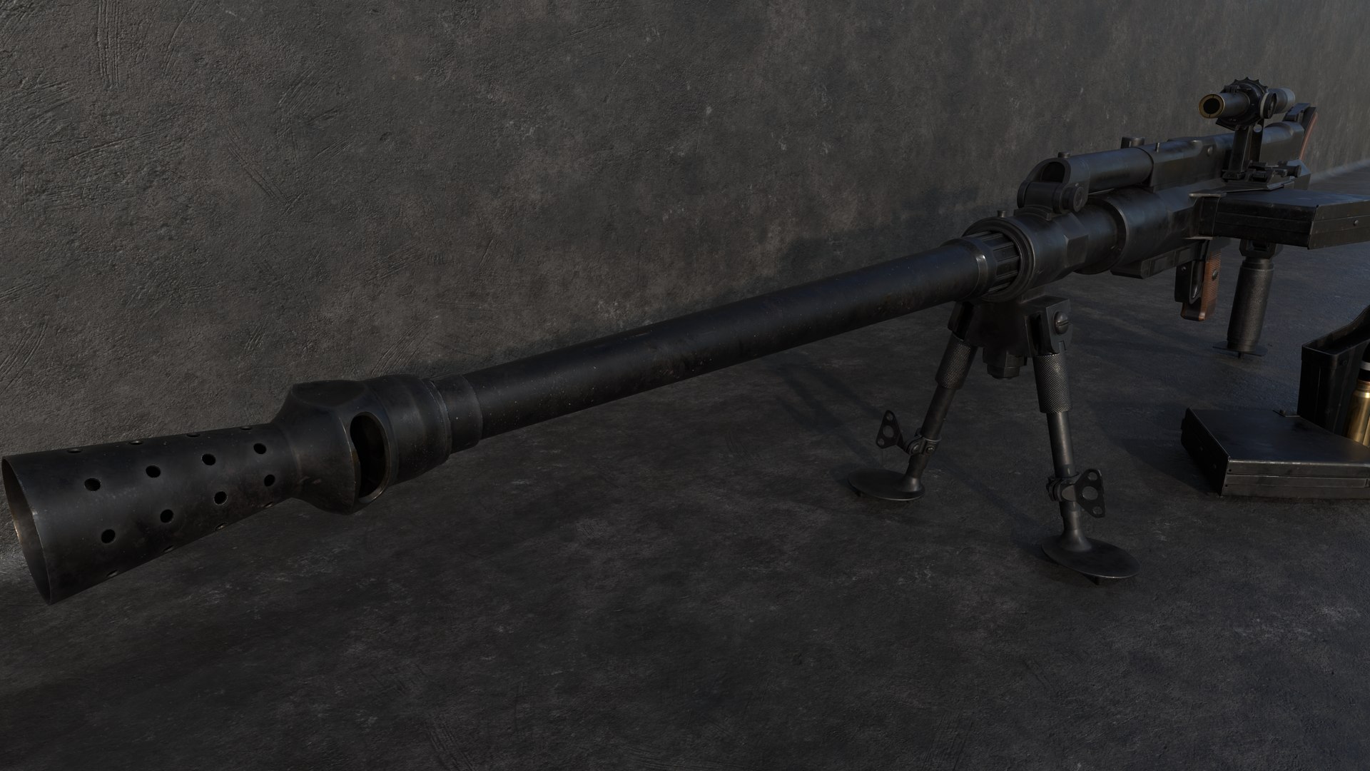 3D 36M Heavy Gun - TurboSquid 2016567