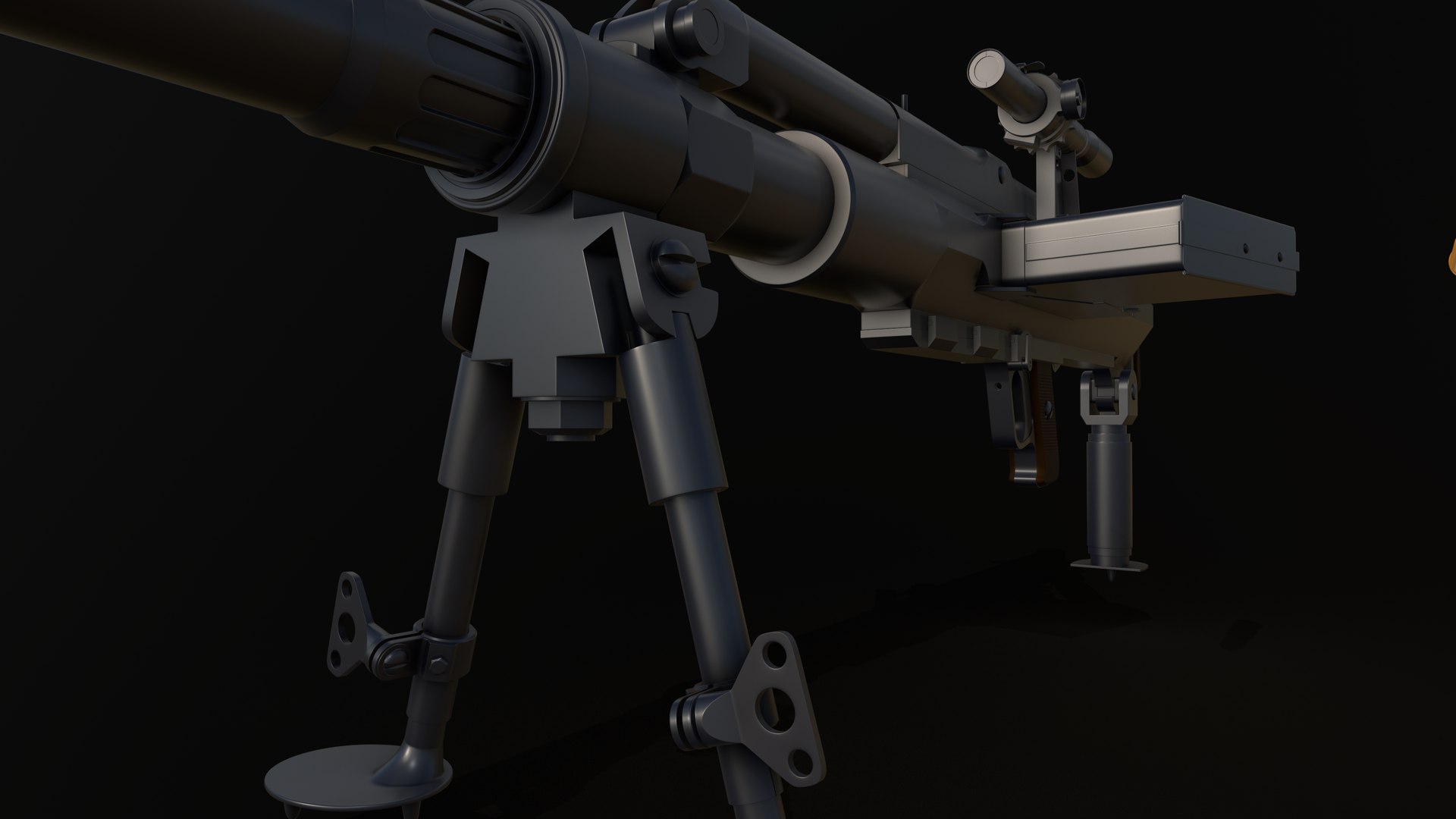 3D 36M Heavy Gun - TurboSquid 2016567