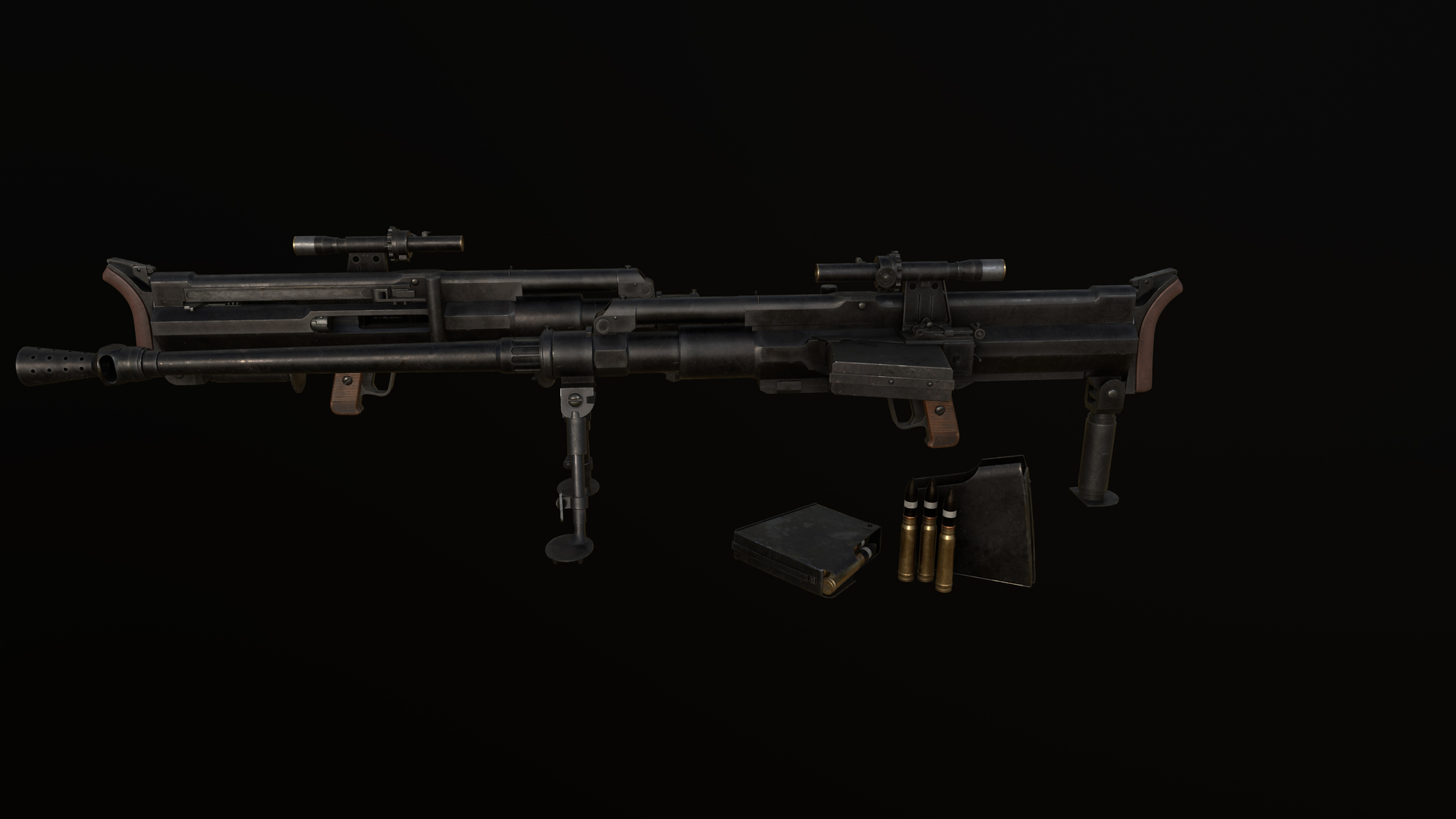 3D 36M Heavy Gun - TurboSquid 2016567