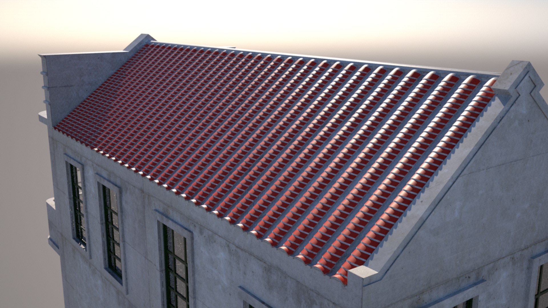 3ds traditional taiwanese house build