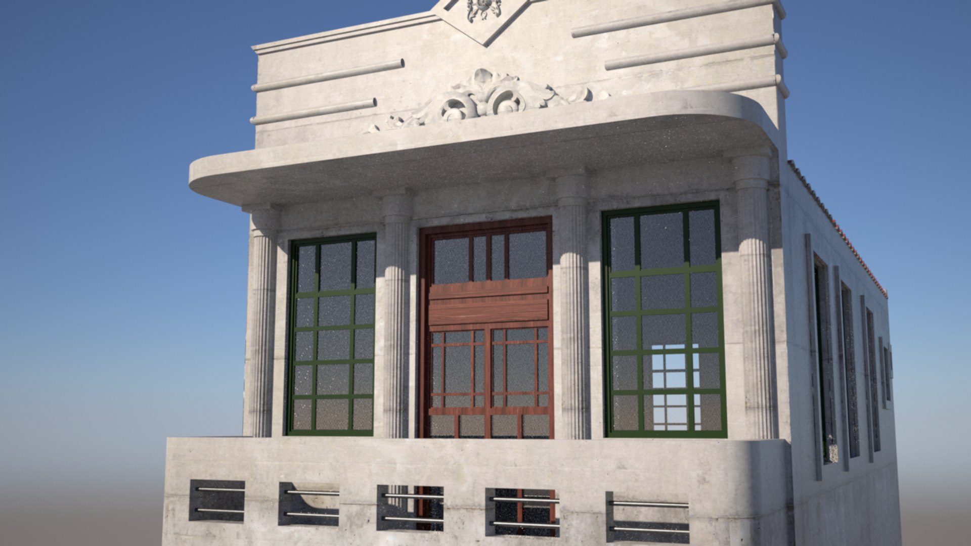 3ds traditional taiwanese house build