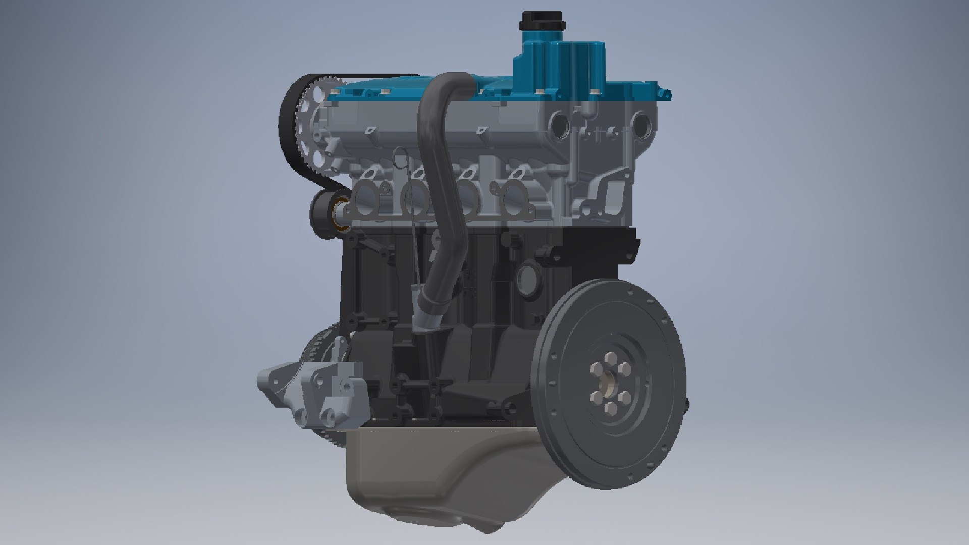 I4 Engine Block And Camshaft 3d Model 3D Model - TurboSquid 2332081