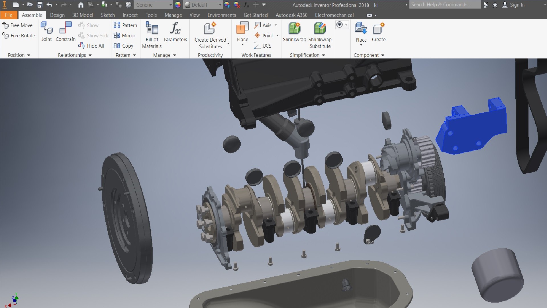 I4 Engine Block And Camshaft 3d Model 3D Model - TurboSquid 2332081