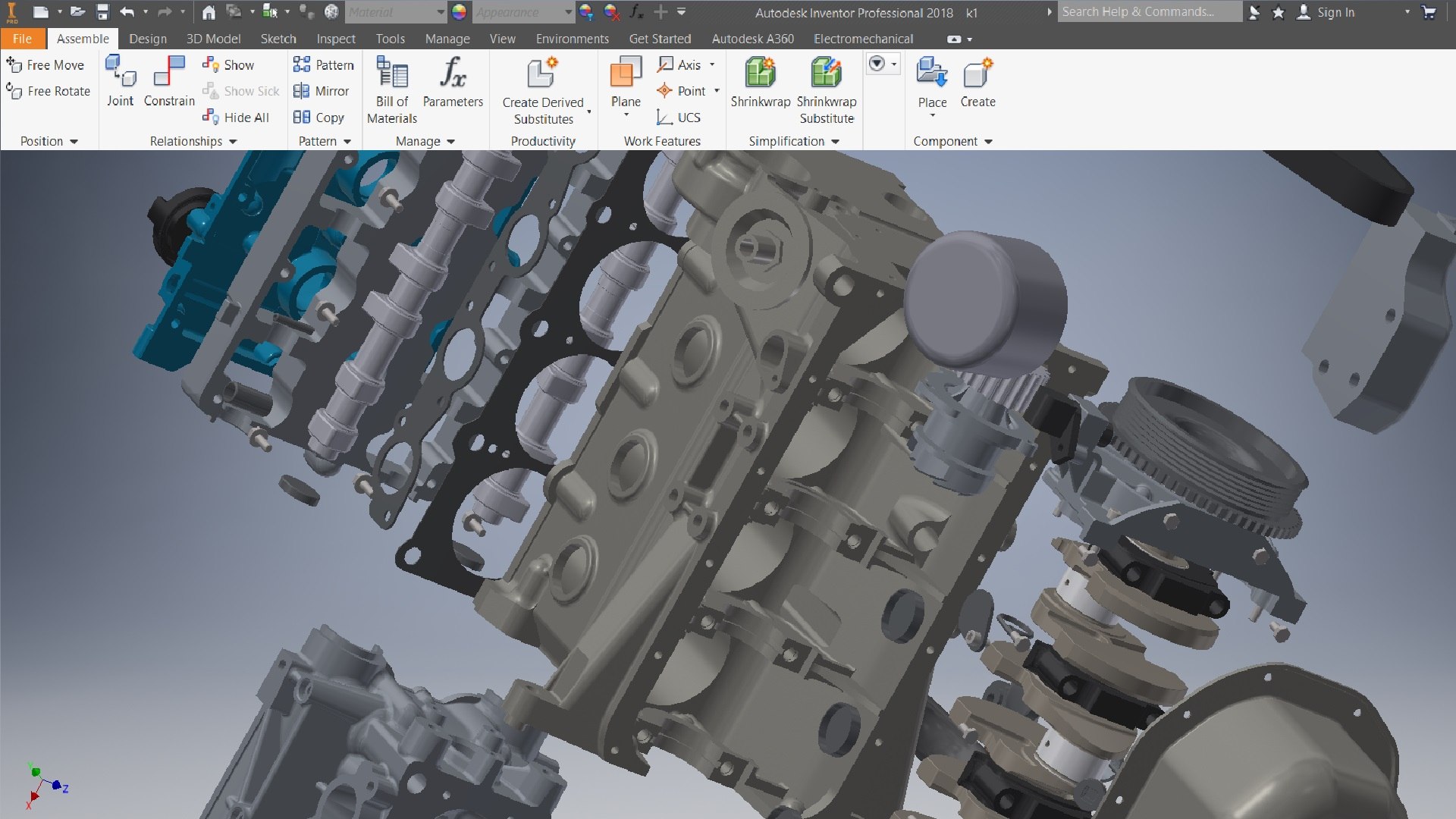 I4 Engine Block And Camshaft 3d Model 3D Model - TurboSquid 2332081