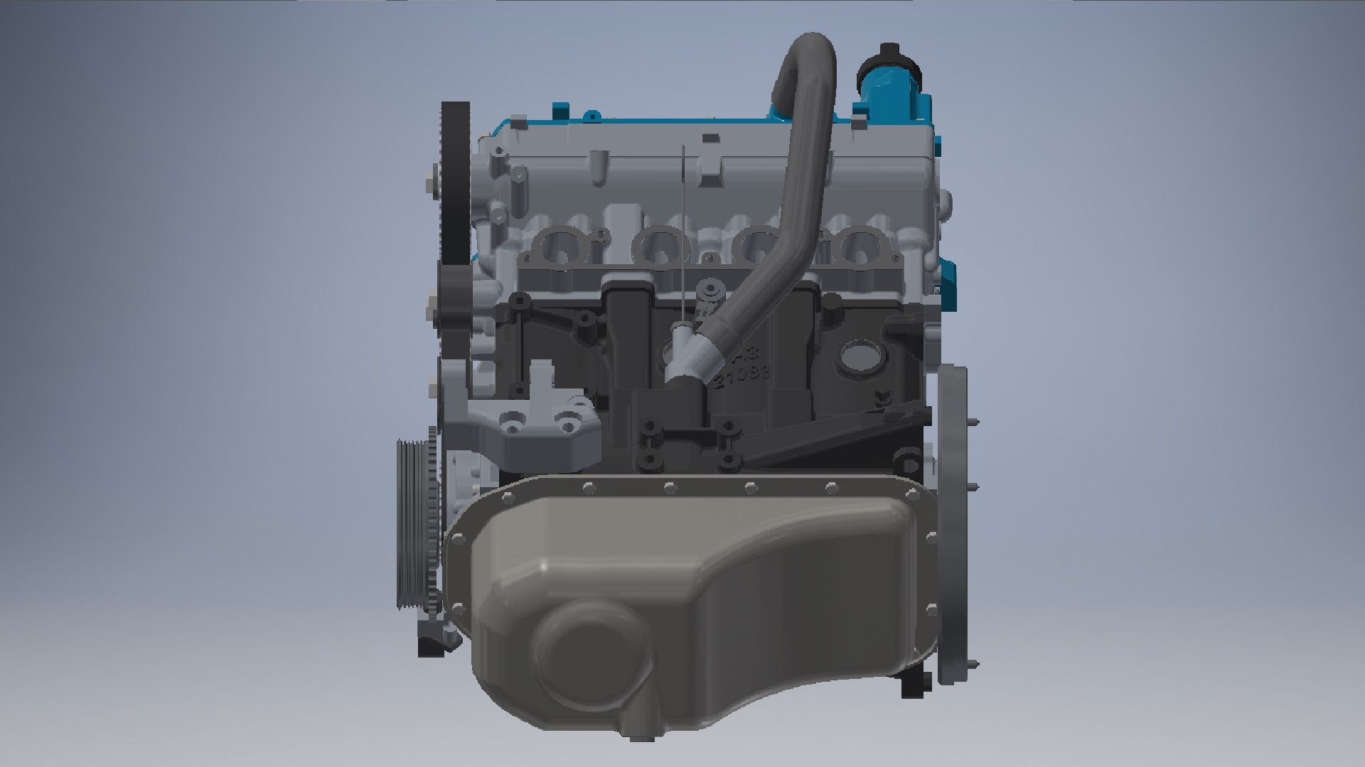 I4 Engine Block And Camshaft 3d Model 3D Model - TurboSquid 2332081