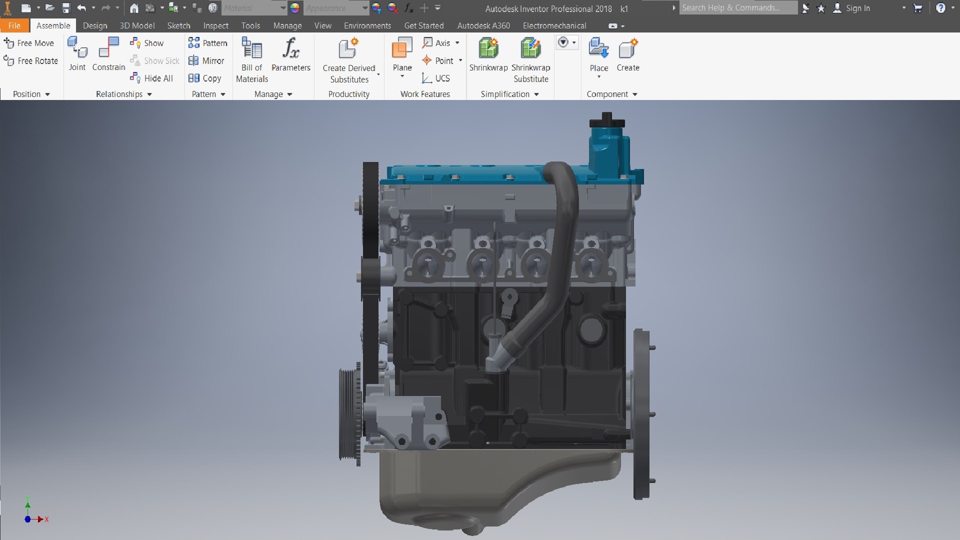 I4 Engine Block And Camshaft 3d Model 3D Model - TurboSquid 2332081