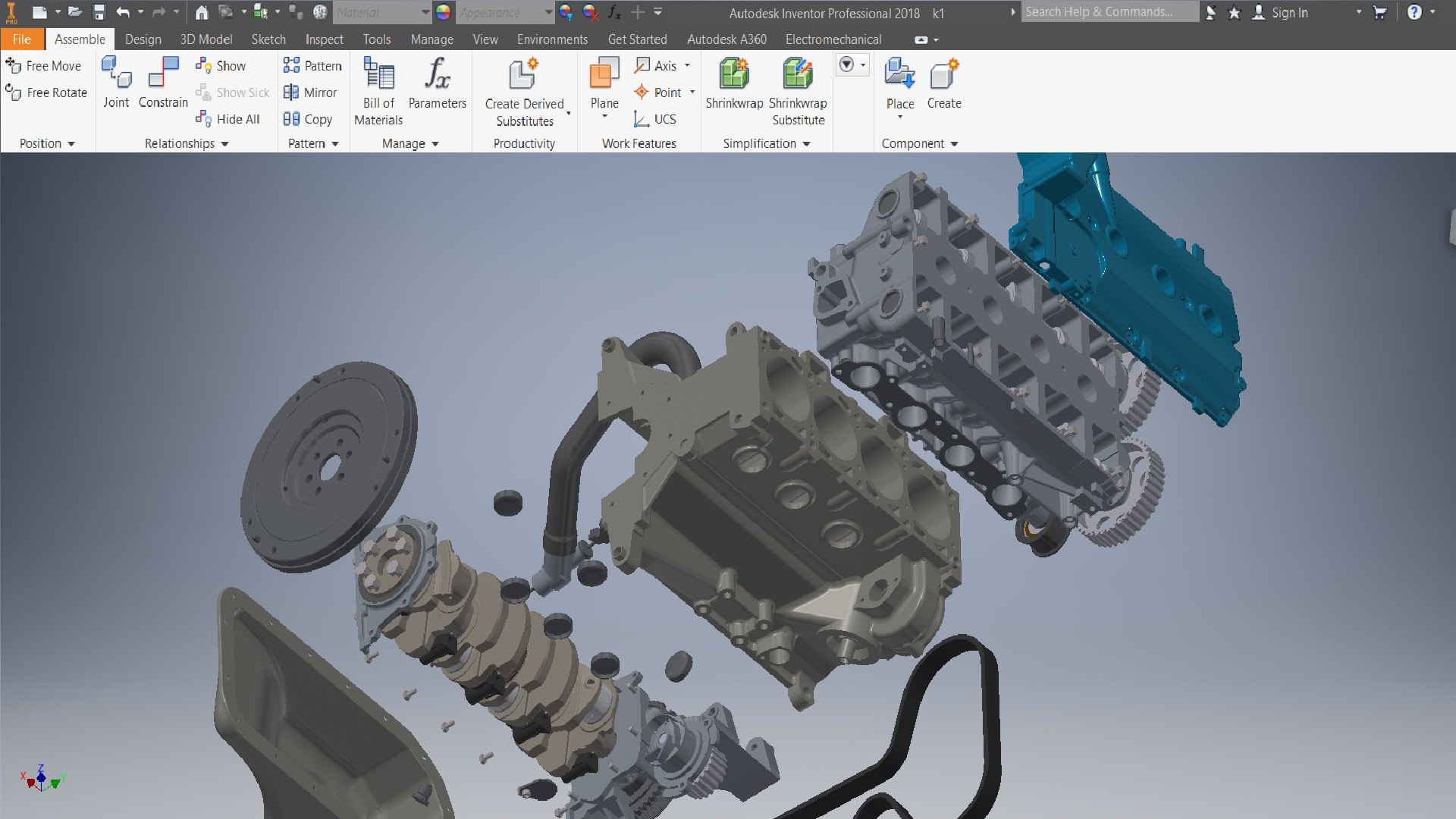 I4 Engine Block And Camshaft 3d Model 3D Model - TurboSquid 2332081