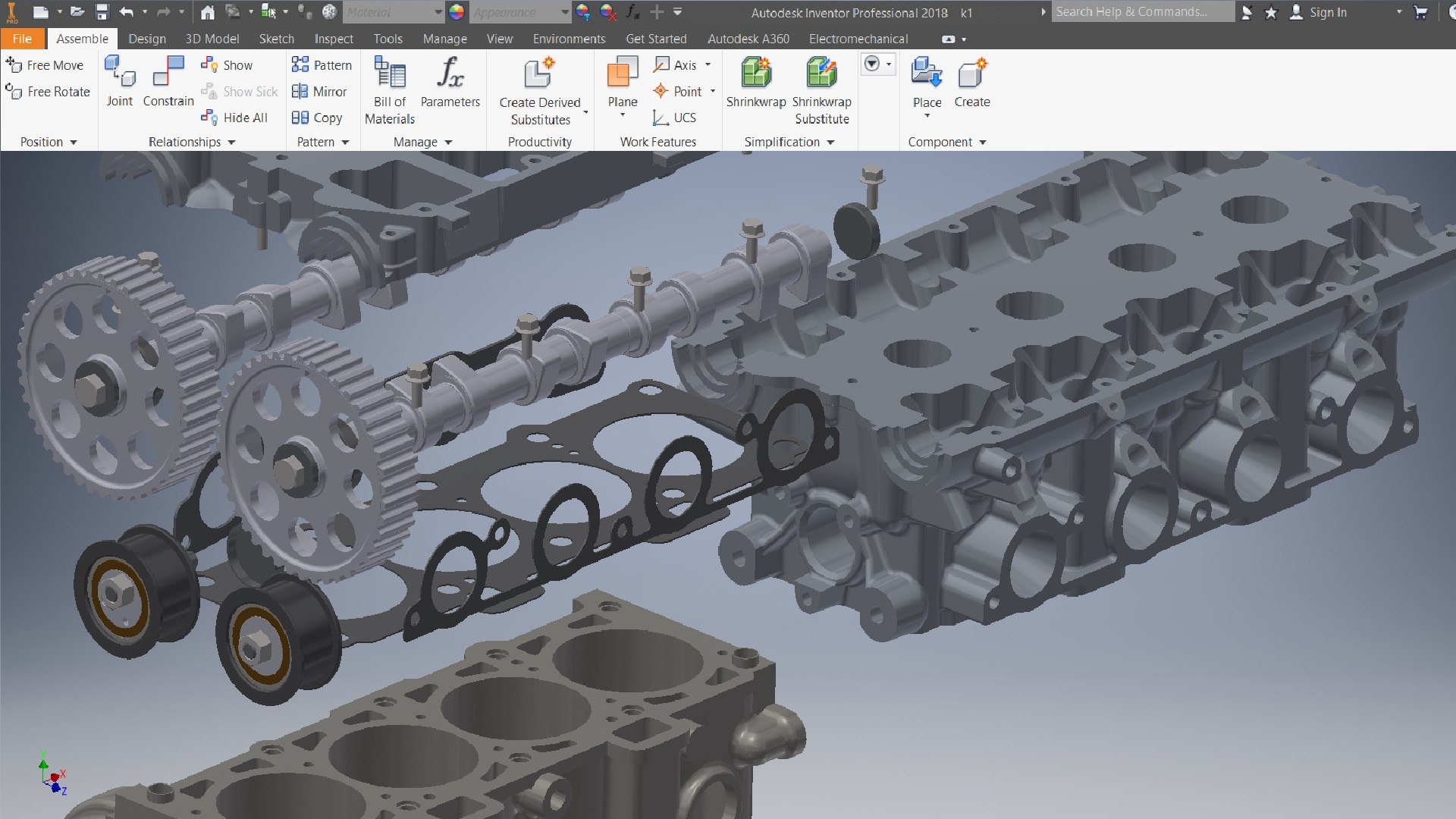 I4 Engine Block And Camshaft 3d Model 3D Model - TurboSquid 2332081