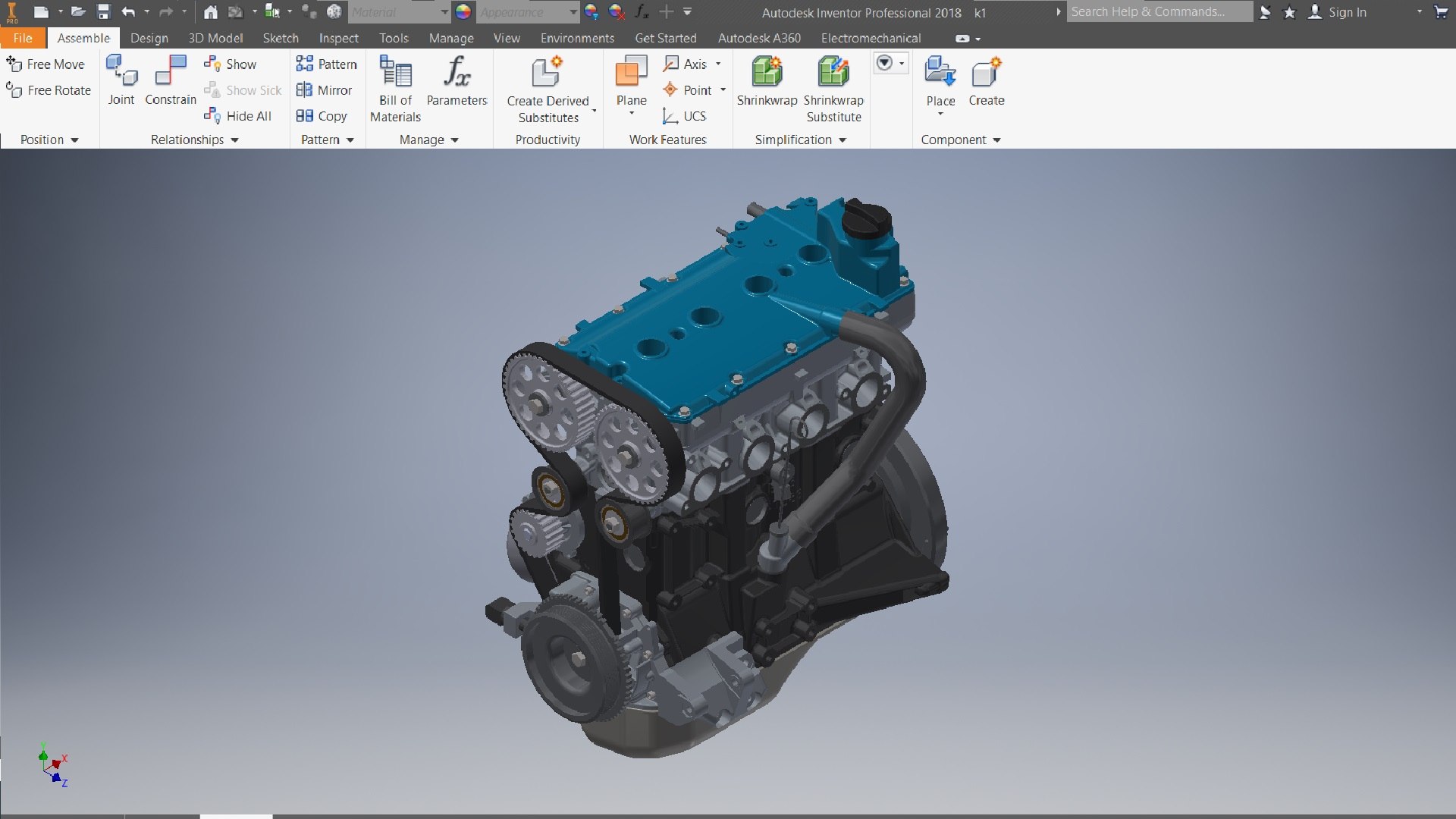 I4 Engine Block And Camshaft 3d Model 3D Model - TurboSquid 2332081