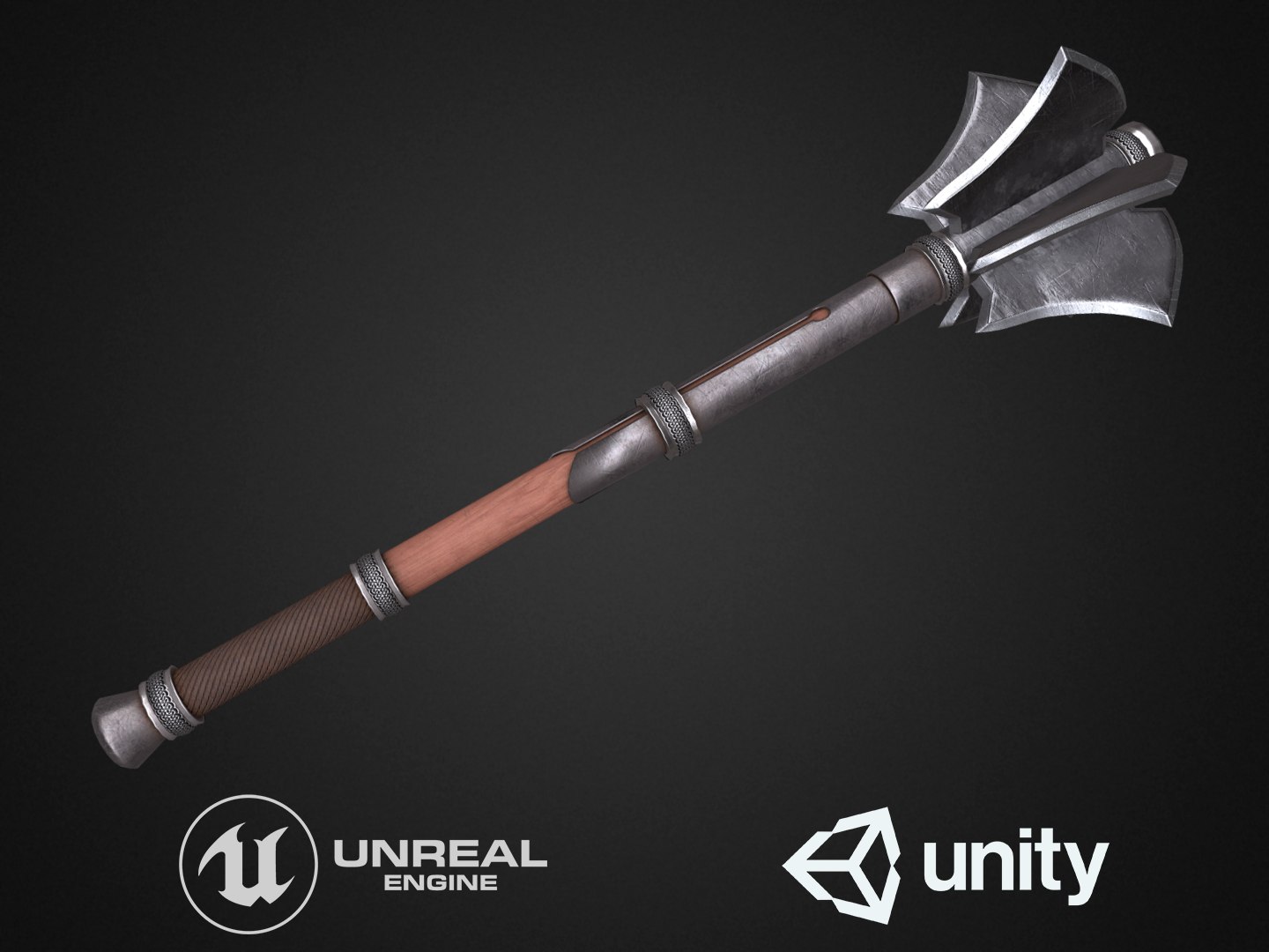 Medieval mace 3D model - TurboSquid 1752022