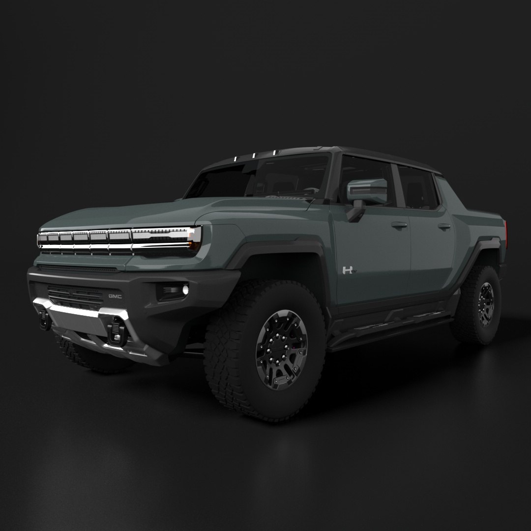 GMC Hummer EV SUT 3D Model - TurboSquid 2336568