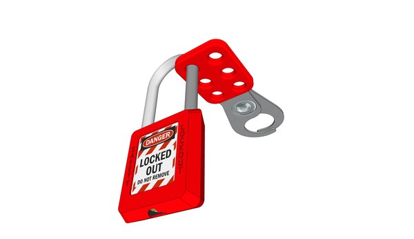 3D Safety Lock and Hasp - TurboSquid 1916439