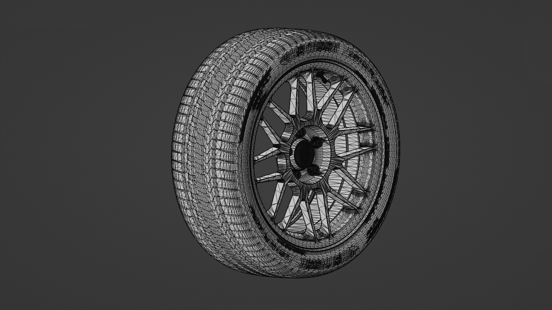 Car Wheel 3D Model - TurboSquid 2114708