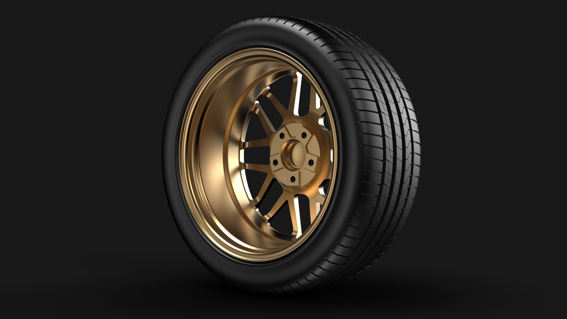 Car Wheel 3D Model - TurboSquid 2114708