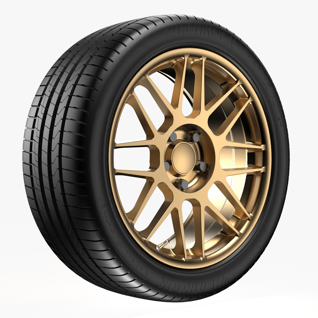 Car wheel 3D model - TurboSquid 2114708