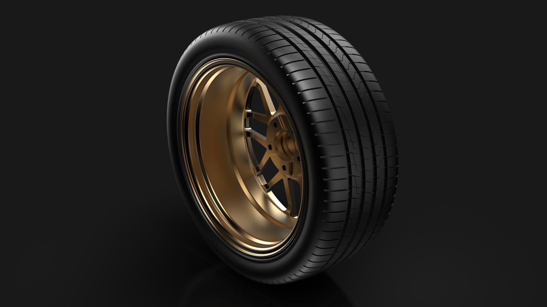 Car Wheel 3D Model - TurboSquid 2114708