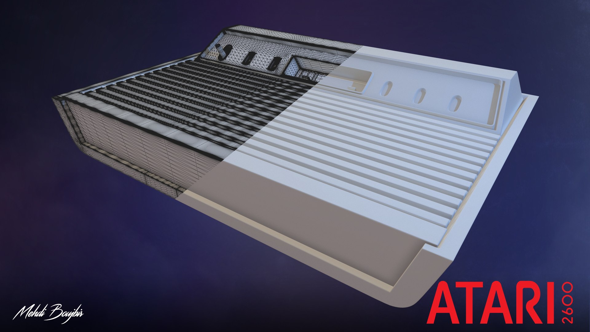 3D Model Console Atari 2600 Ready - TurboSquid 1406725