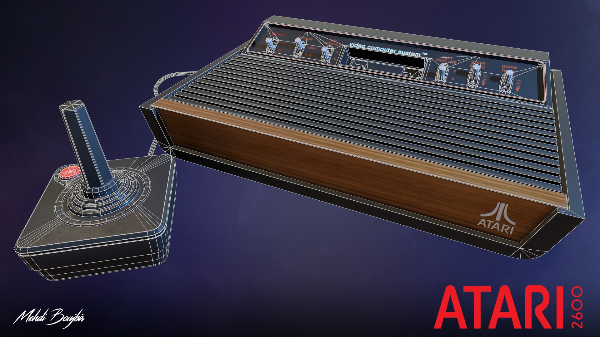 3D Model Console Atari 2600 Ready - TurboSquid 1406725