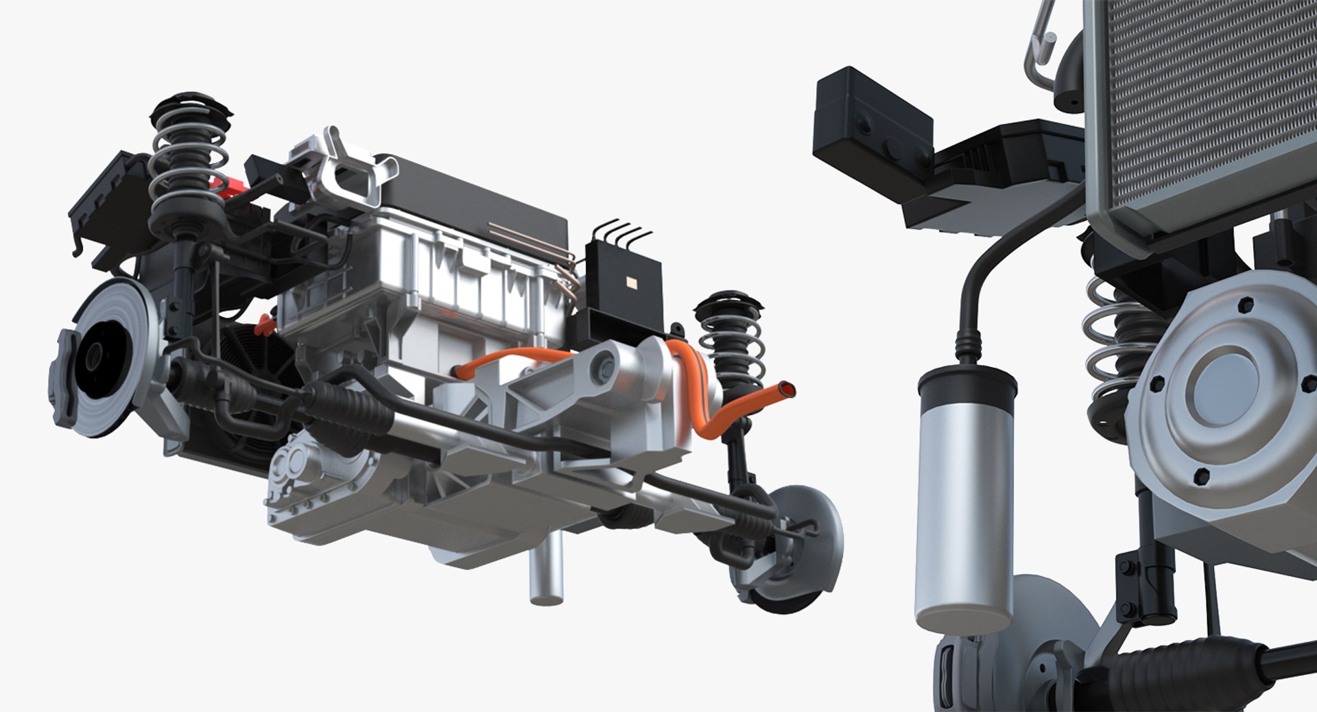 Nissan Leaf Engine Suspension 3D Model - TurboSquid 1426295