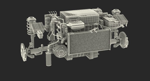 Nissan leaf engine suspension 3D model - TurboSquid 1426295