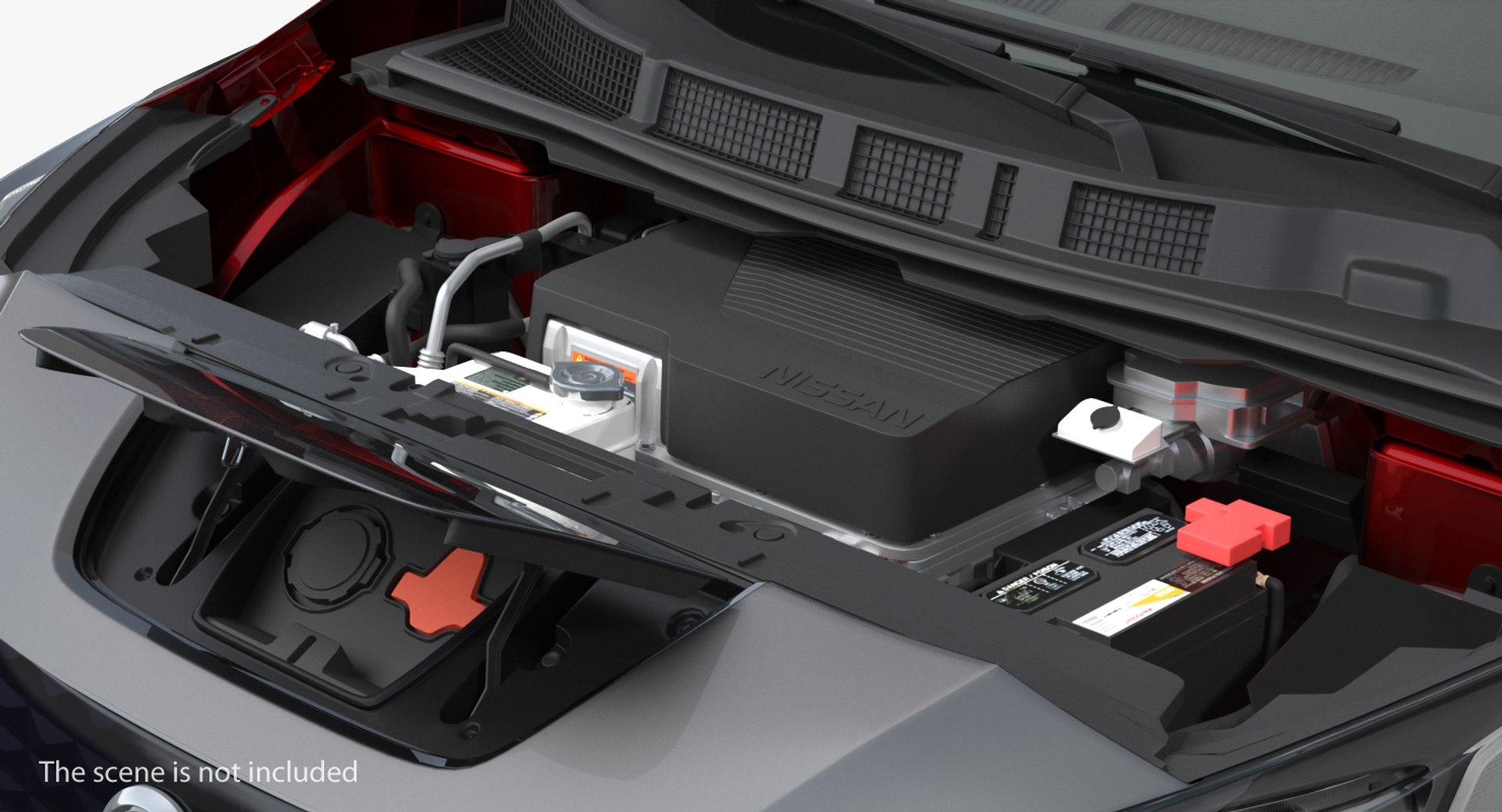 Nissan Leaf Engine Suspension 3D Model - TurboSquid 1426295