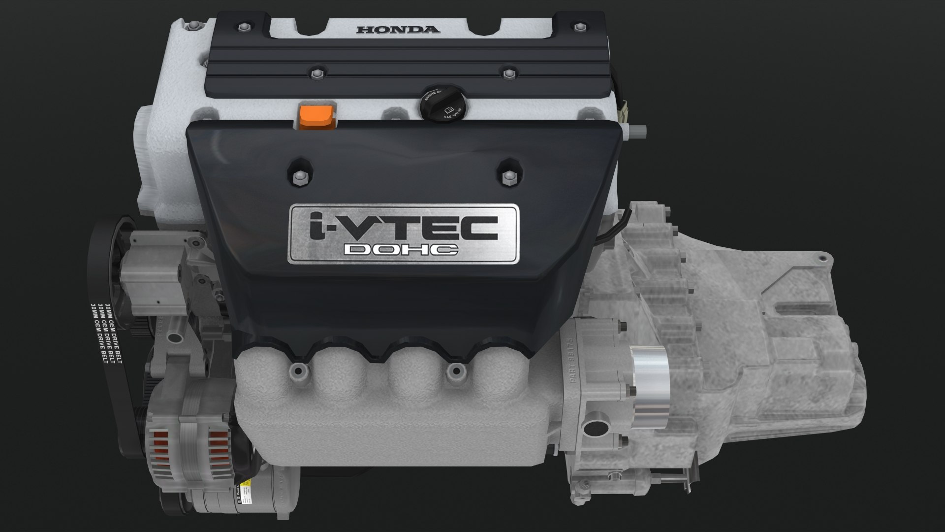 Honda Civic K20z3 2 3D Model - TurboSquid 1504125