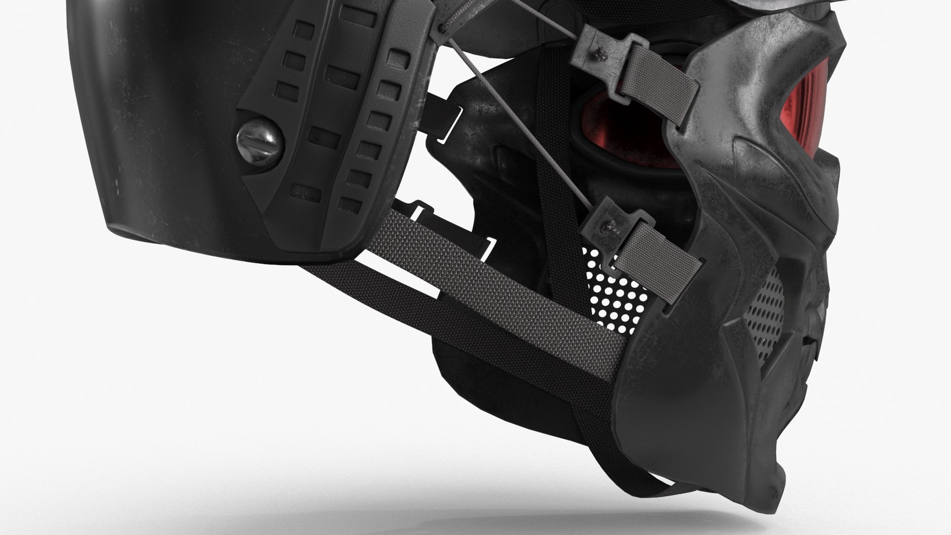 Skull Mask With Hemlet 3D Model - TurboSquid 2085984