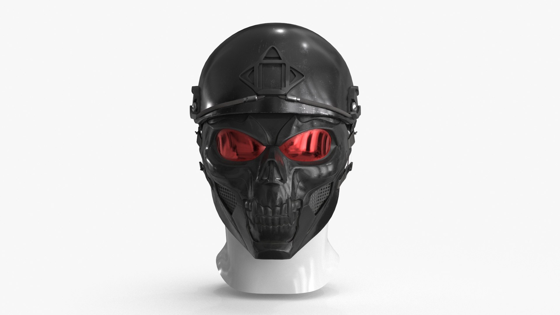 Skull Mask With Hemlet 3D Model - TurboSquid 2085984