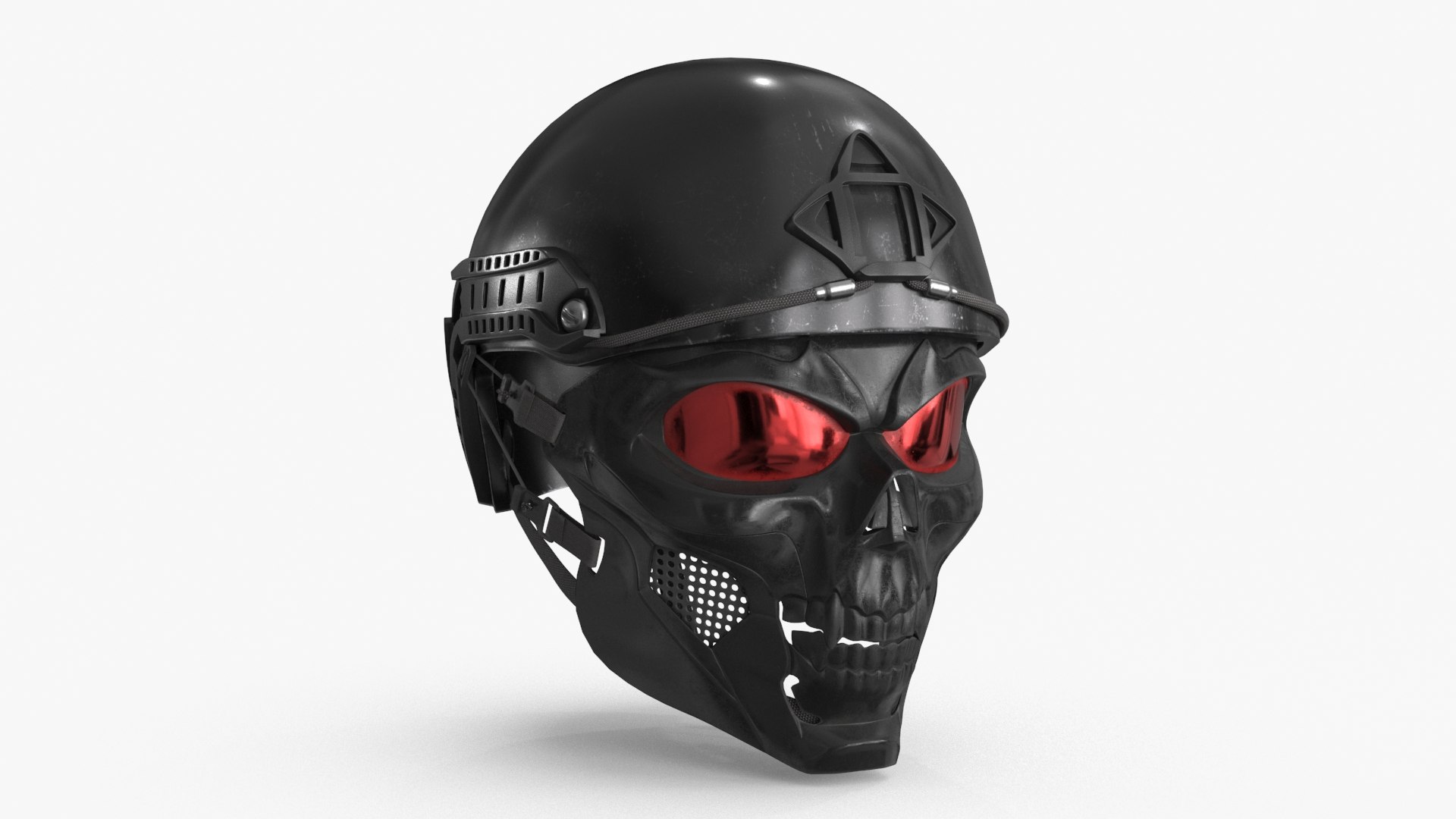Skull Mask With Hemlet 3D Model - TurboSquid 2085984