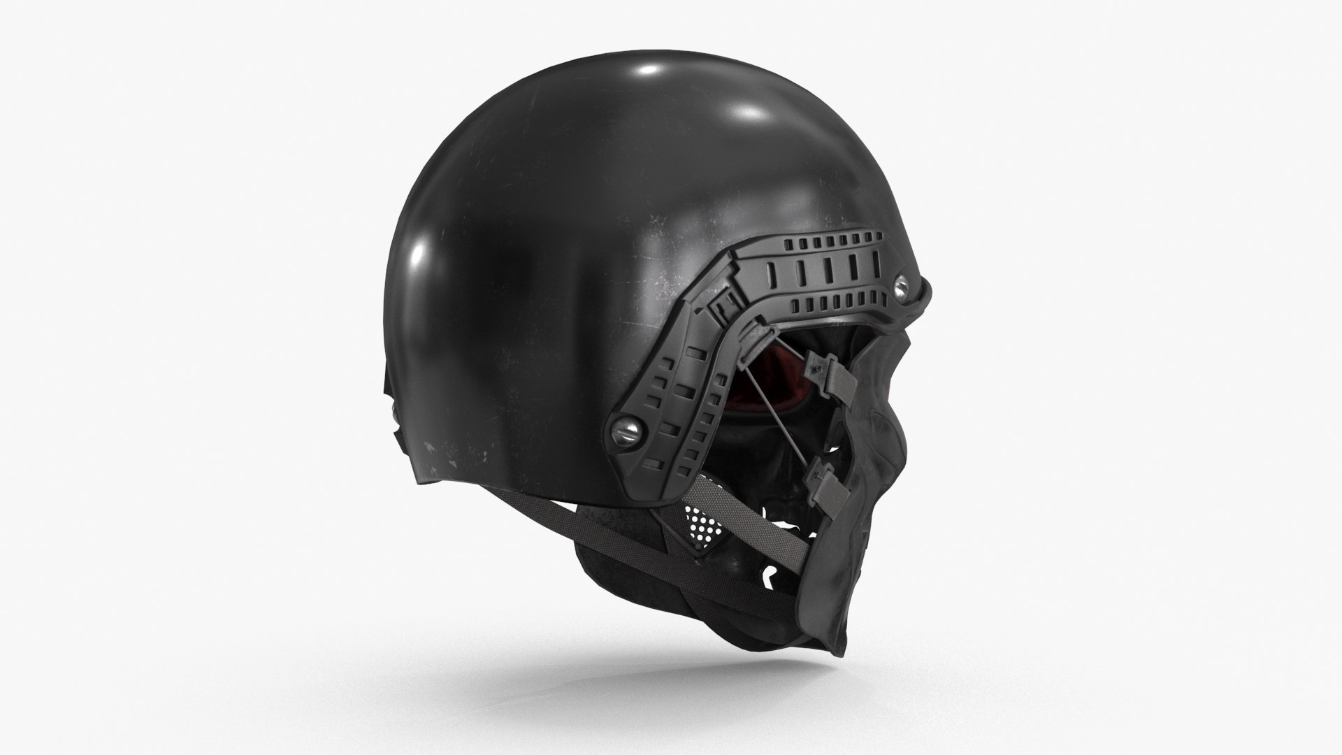 Skull Mask With Hemlet 3D Model - TurboSquid 2085984