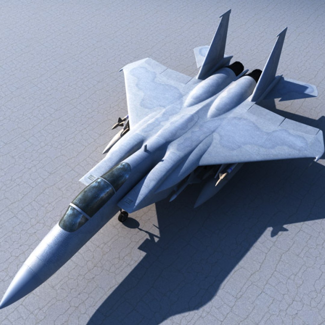 realistic f15 jet fighter plane 3d max