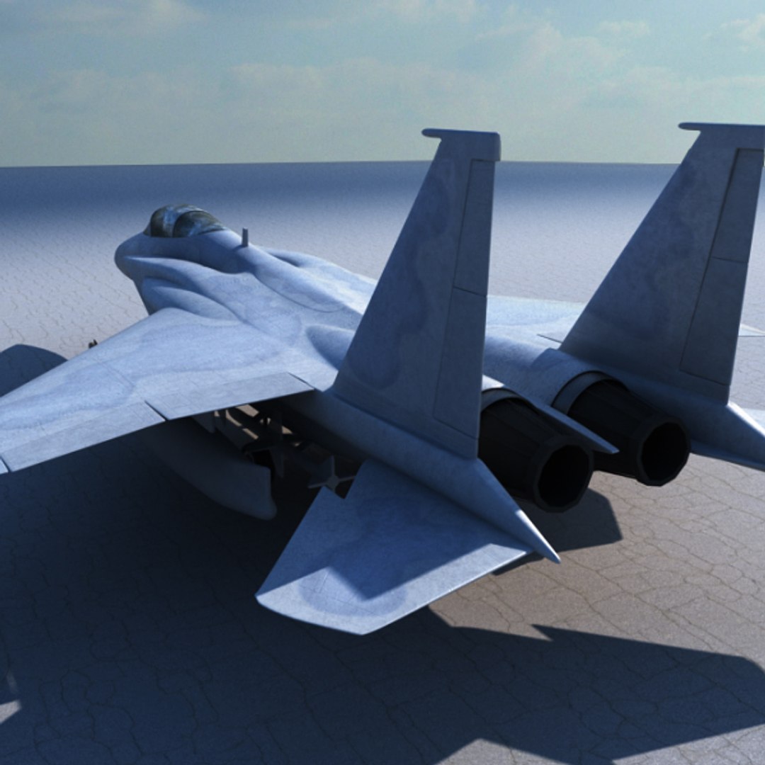 realistic f15 jet fighter plane 3d max