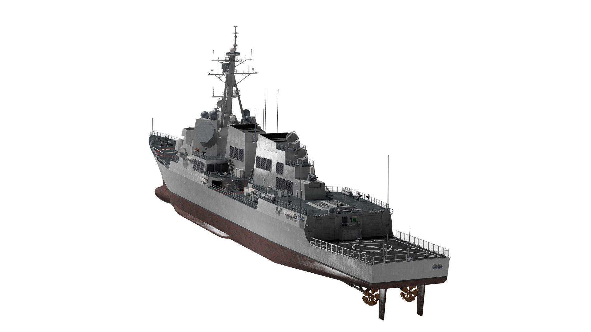 USS Jack H Lucas Arleigh Burke Flight III 3D Model - TurboSquid 2206659