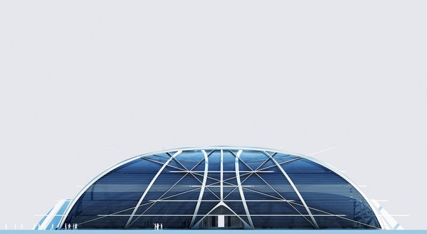 3d architectural structure