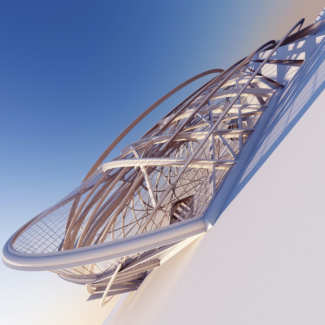 3d architectural structure