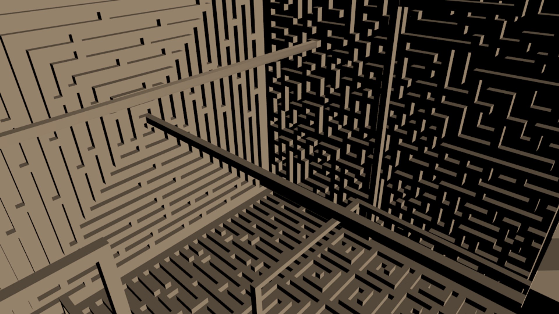 Free Cube Maze 3d Model