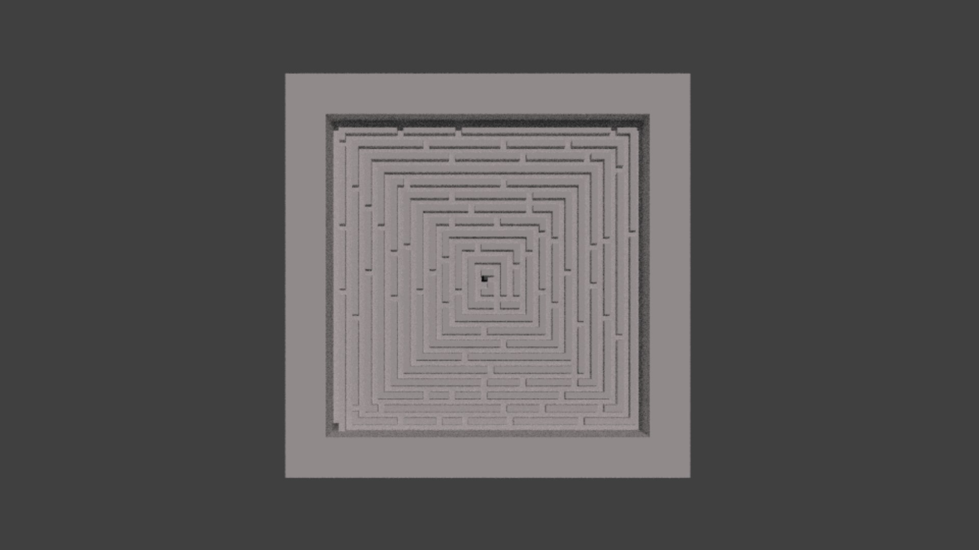 Free Cube Maze 3d Model