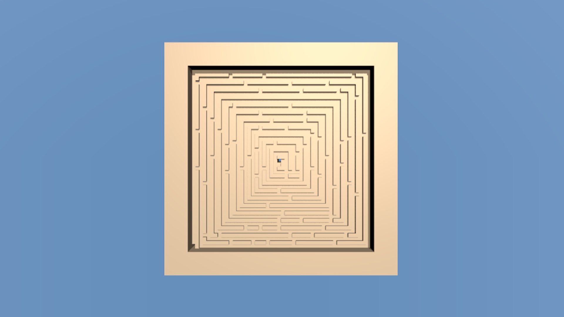 Free Cube Maze 3d Model