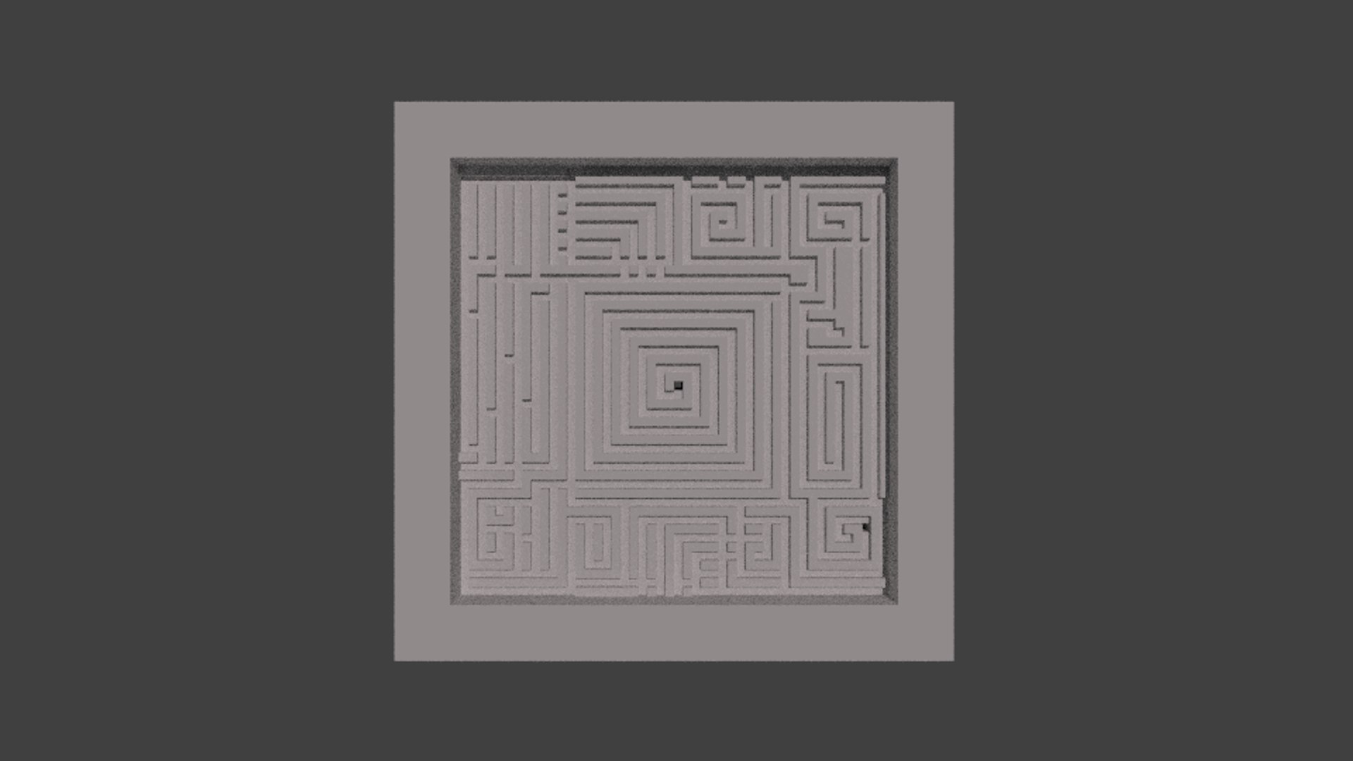 Free Cube Maze 3d Model