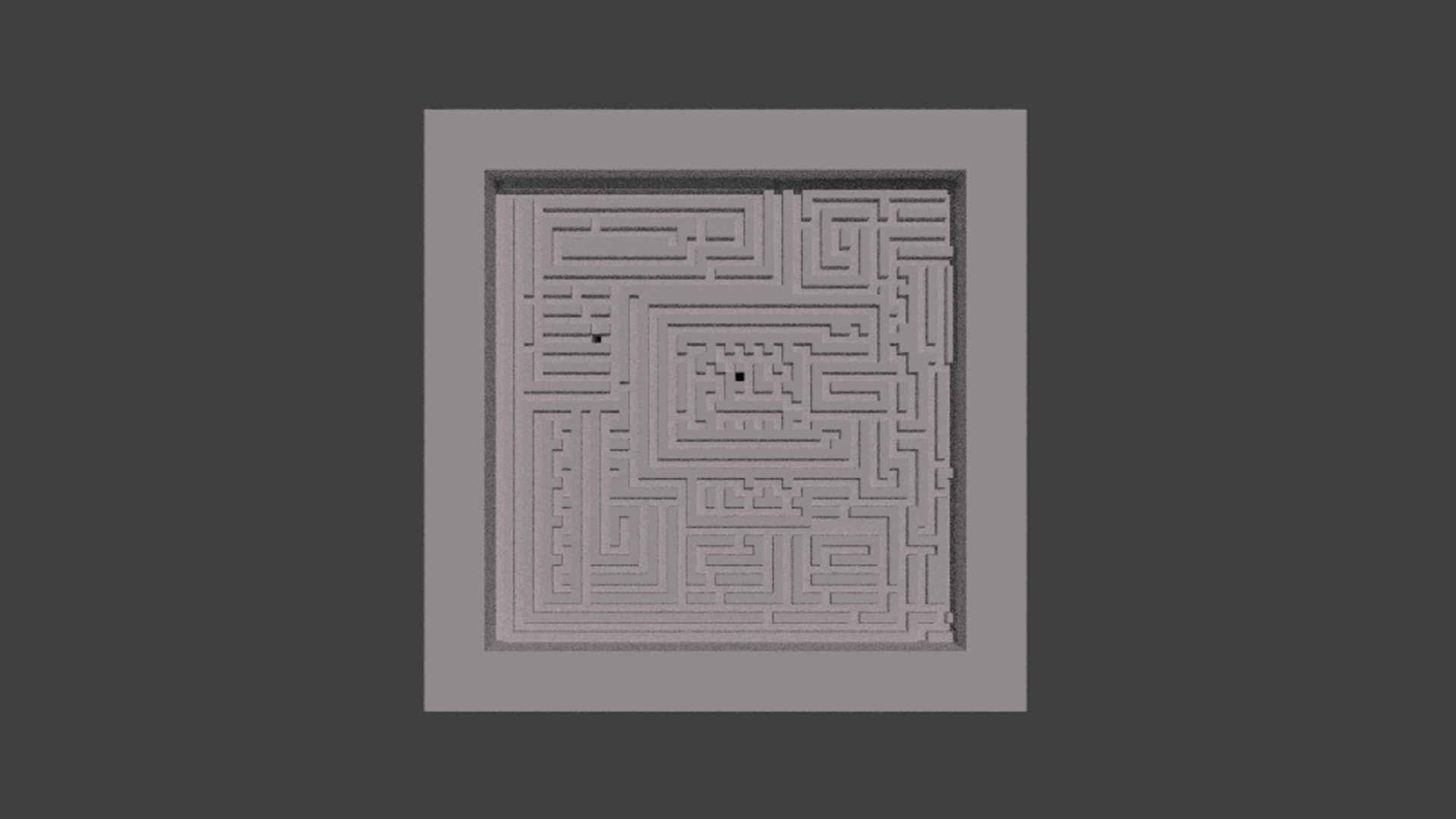 Free Cube Maze 3d Model