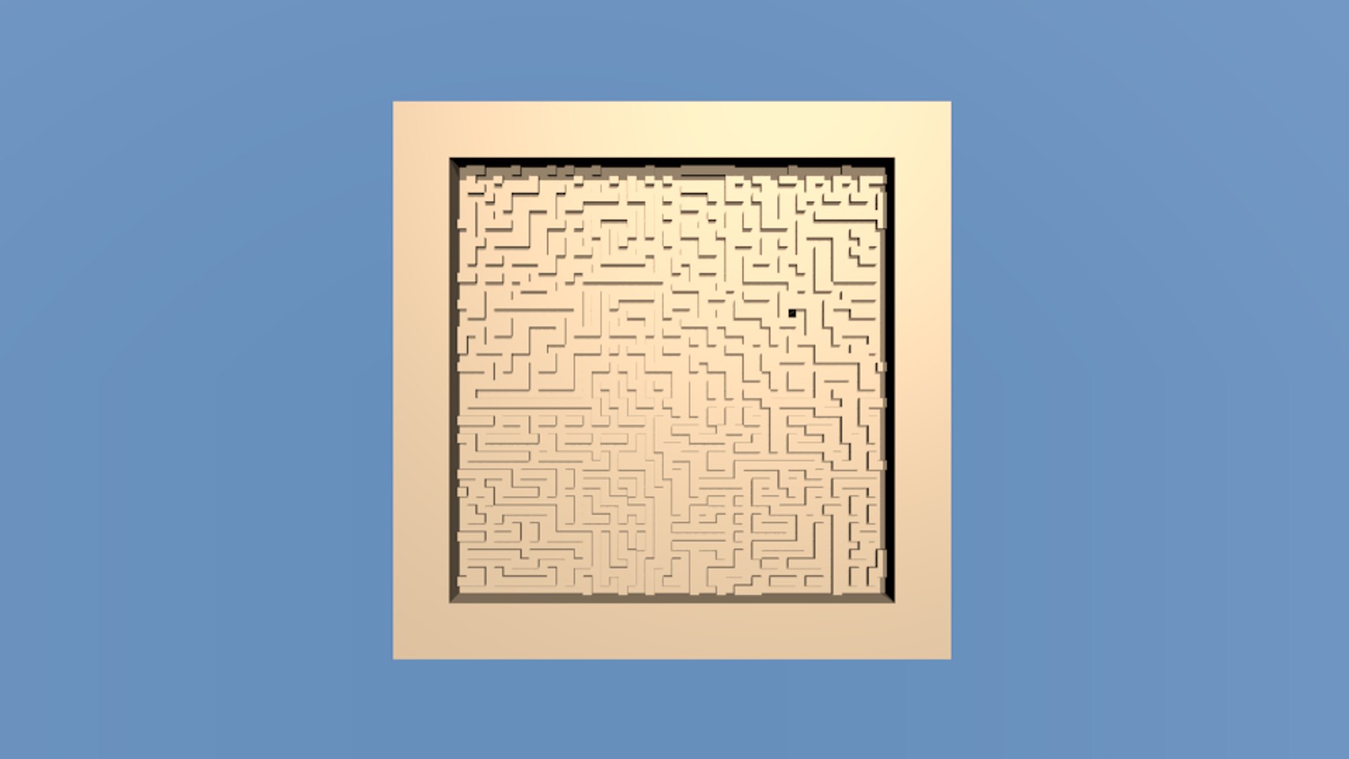 Free Cube Maze 3d Model
