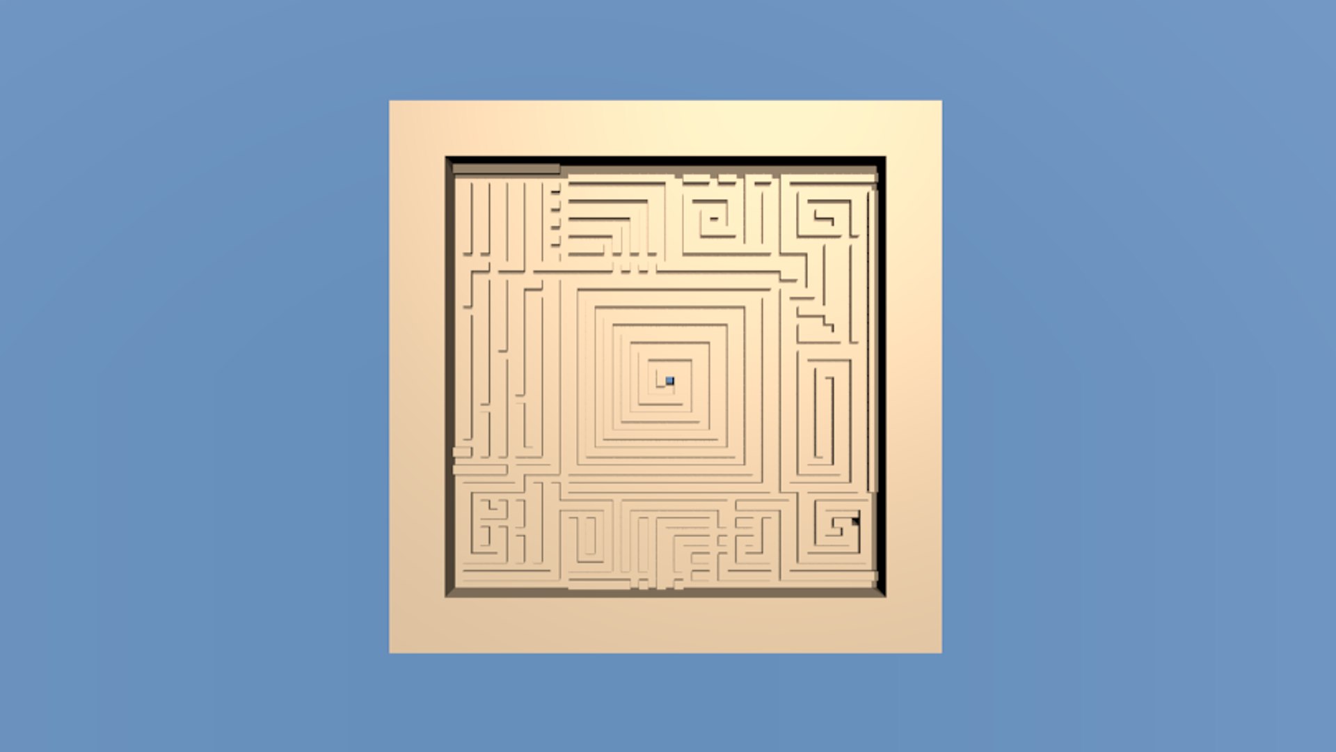 Free Cube Maze 3d Model