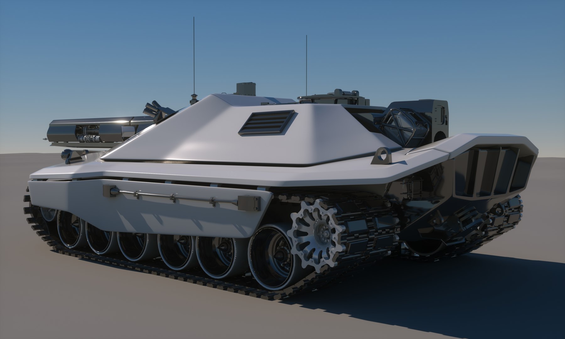 Sci-fi Tank Concept 3d Max