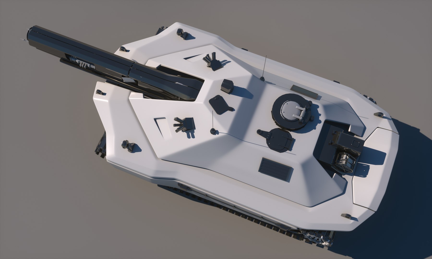 Sci-fi Tank Concept 3d Max