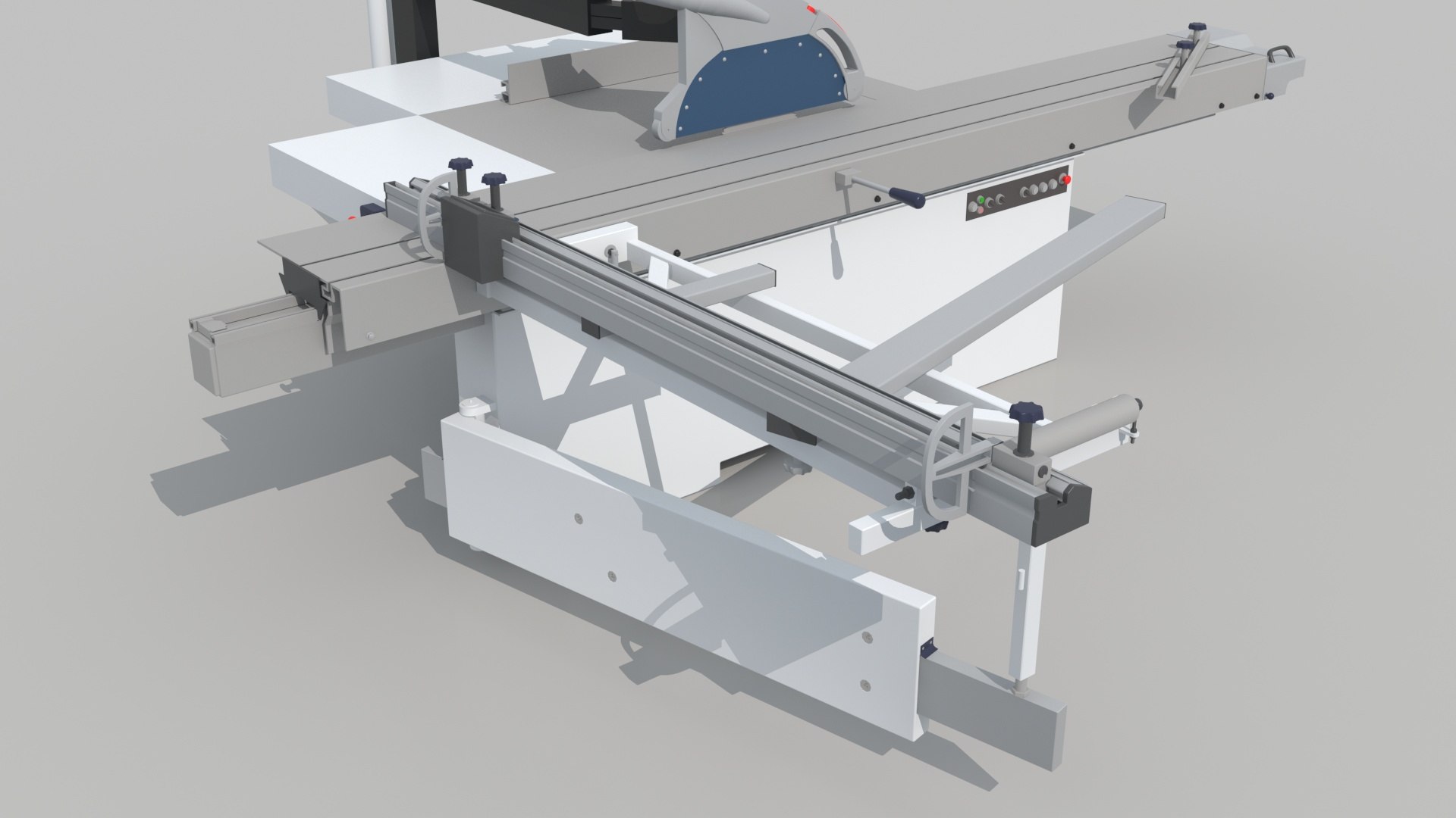 CNC Precision Push Table Saw 3D Model - TurboSquid 2277588
